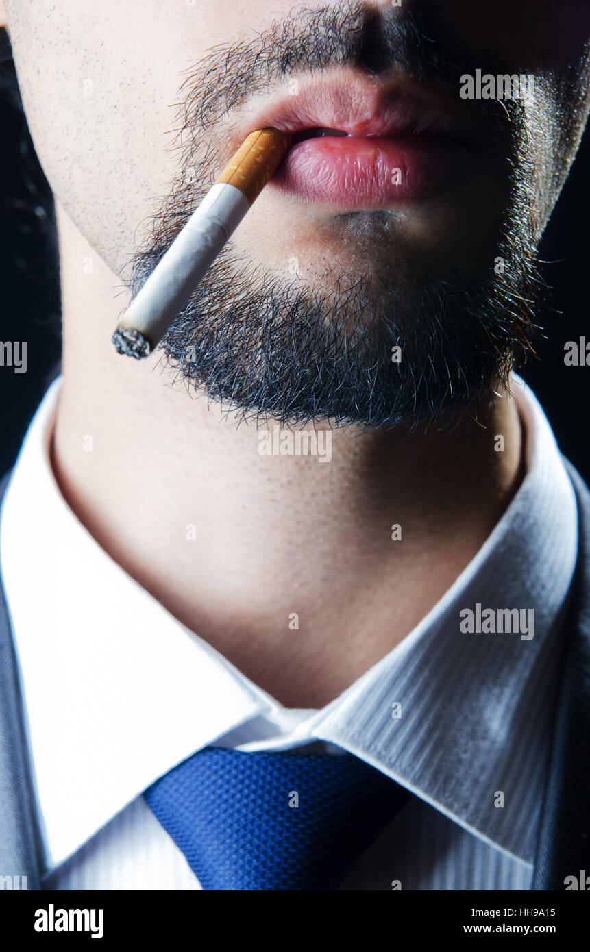 cigarette, danger, hand, health, isolated, fashion, model, design ...