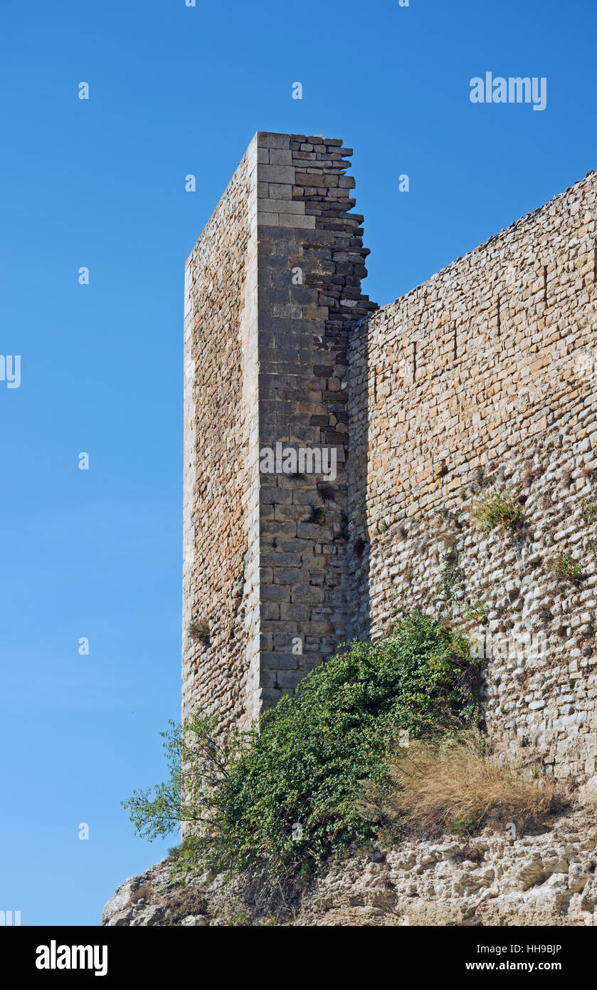 Morella Castle Wall, Spain, Europe Stock Photo - Alamy