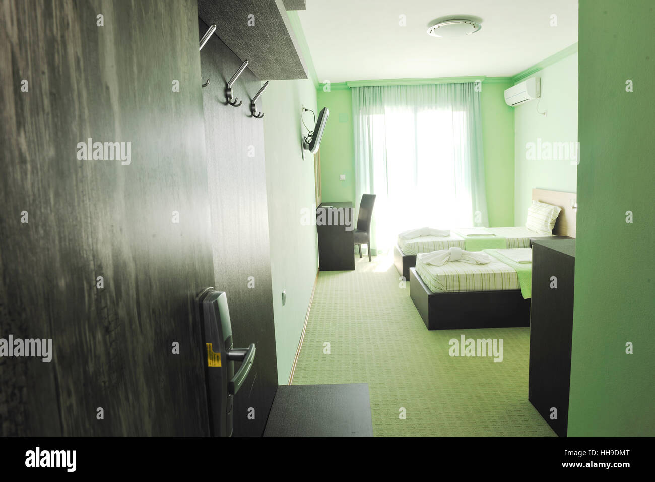 travel, room, bed, new, hotel, indoor, motel, clean, accomodation Stock ...