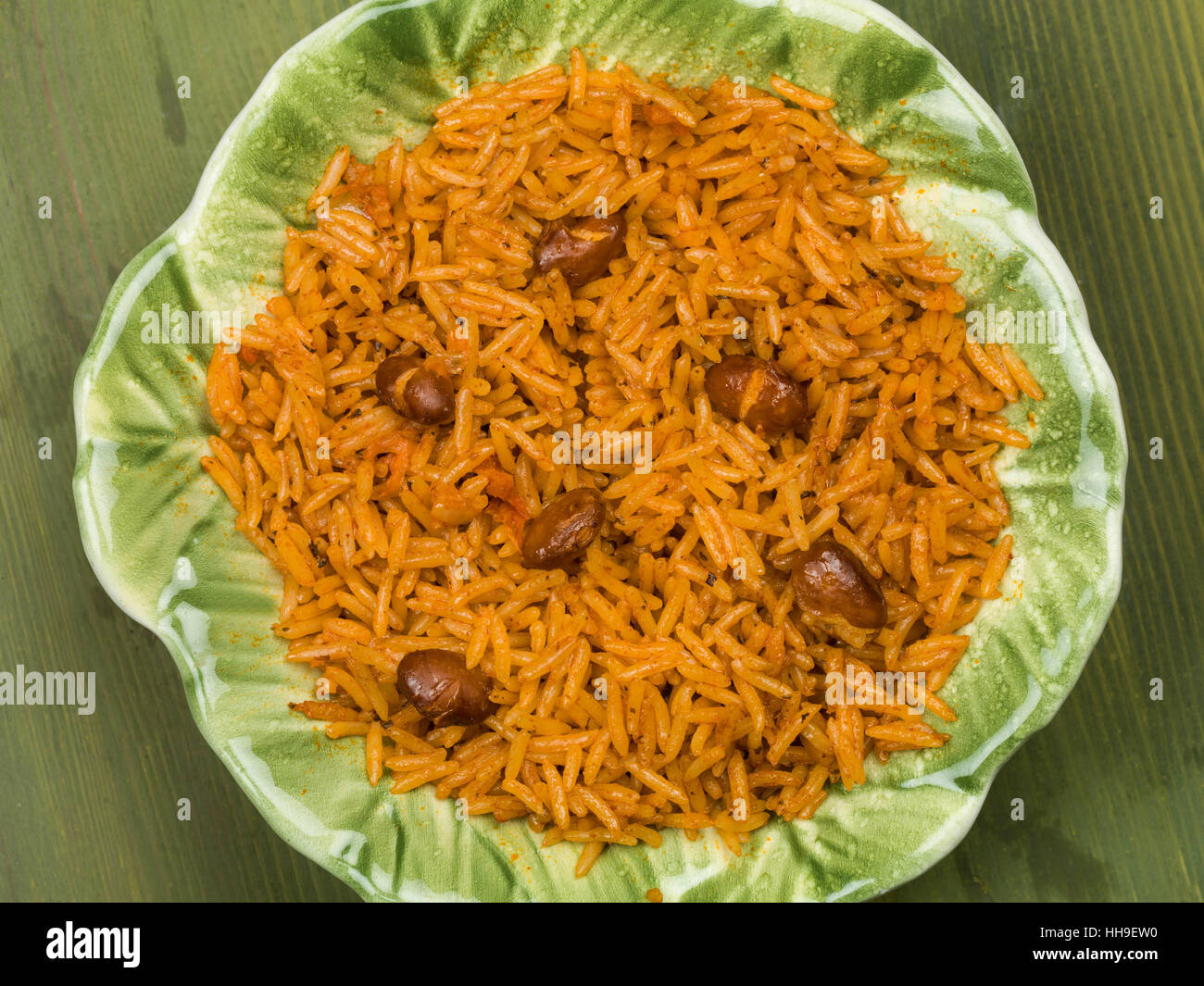 Cooked Mexican Chilli and Bean Wholegrain Rice Food Stock Photo - Alamy