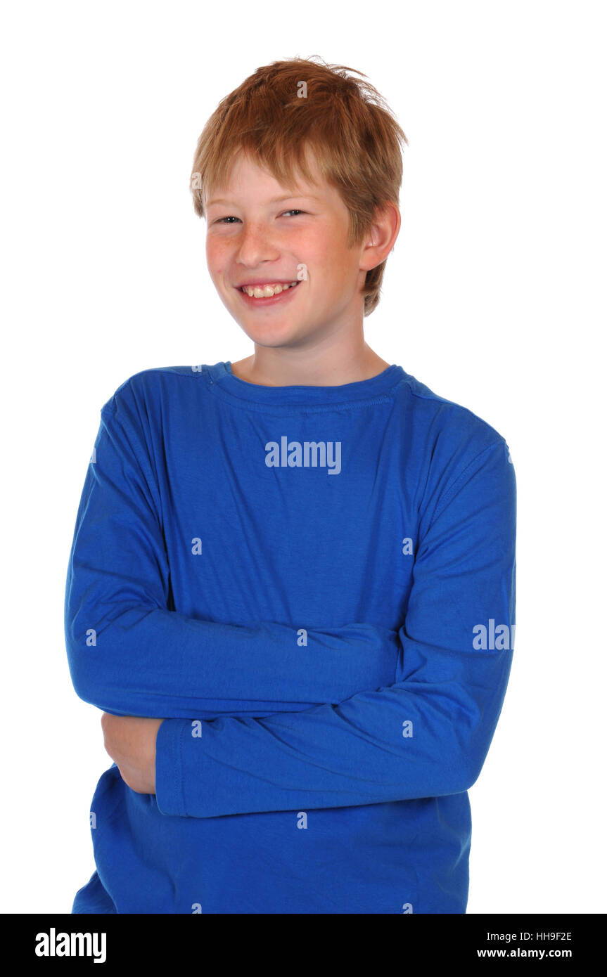 teen, redheaded, teenager, boy, lad, male youngster, blue, humans ...