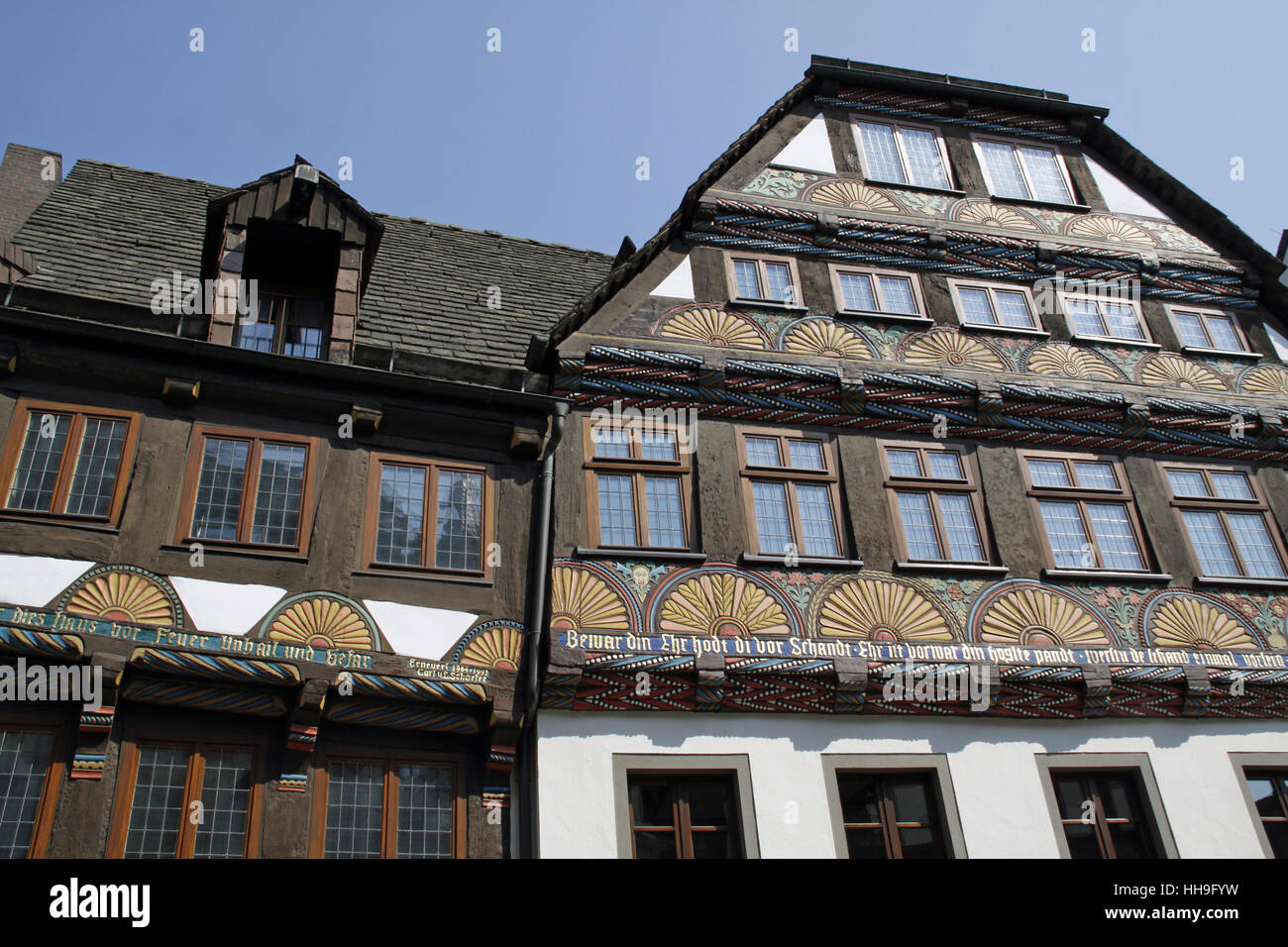 house, building, city, town, old town, frame-work, middle ages, house ...