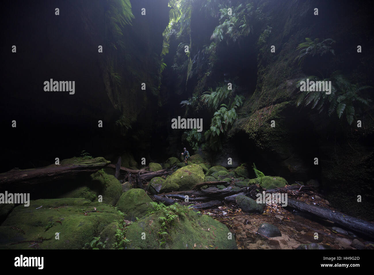 Adventure canyoning in claustral canyon in the Blue Mountains ...