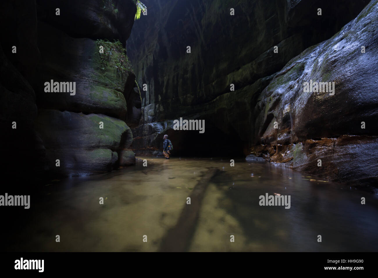 Adventure canyoning in claustral canyon in the Blue Mountains ...