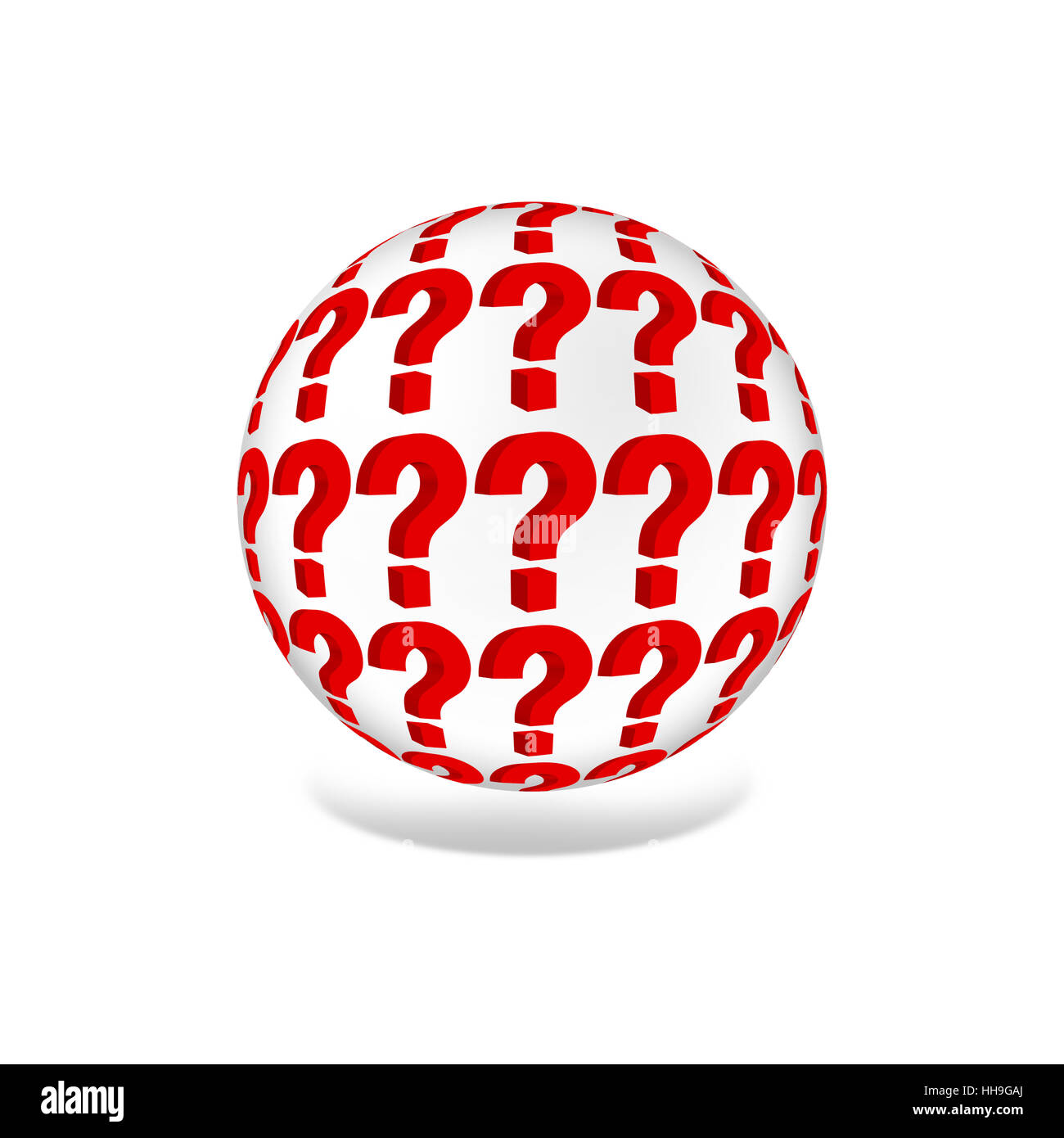 question mark ball Stock Photo - Alamy