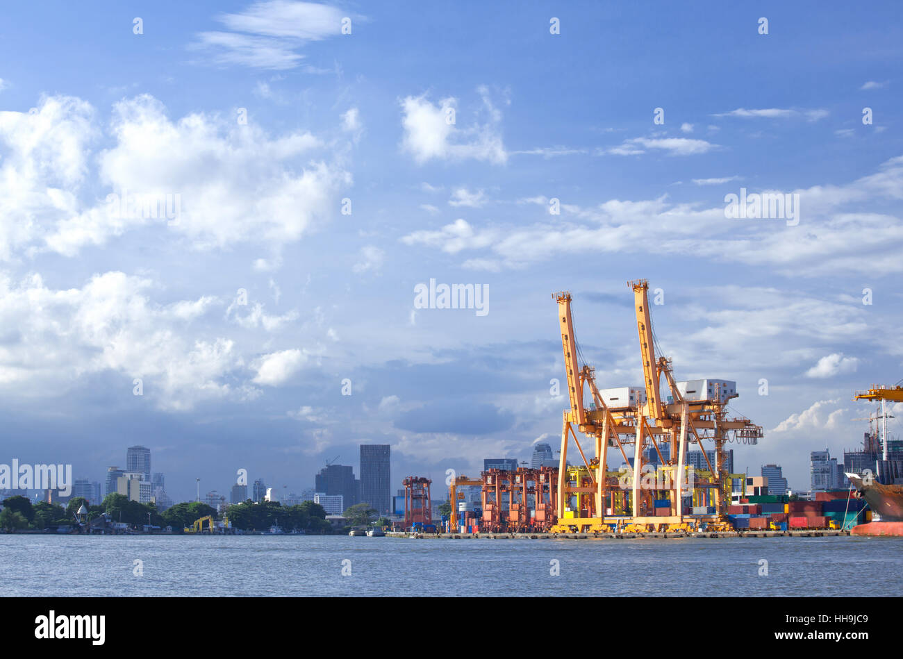 logistics, terminal, container, port, freight, cargo, shipyard ...