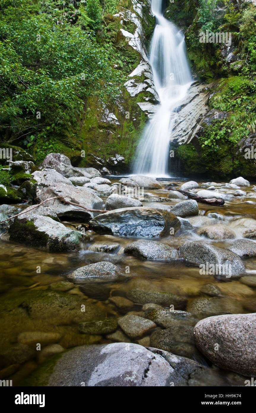 blue, detail, colour, mountains, new, stream, waterfall, outdoor ...