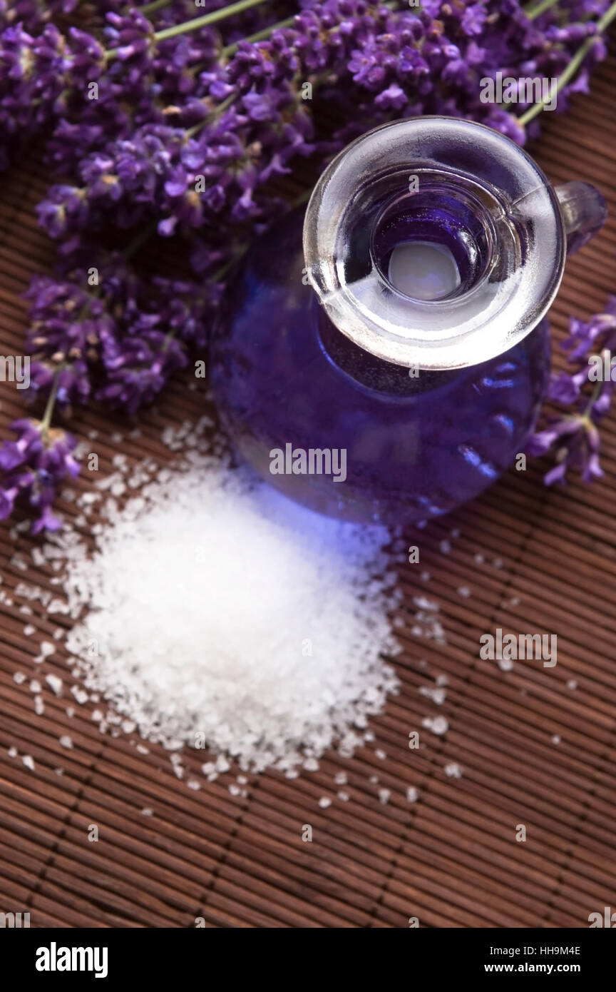 salt, flower, plant, lavender, essential, spa, mineral spring ...