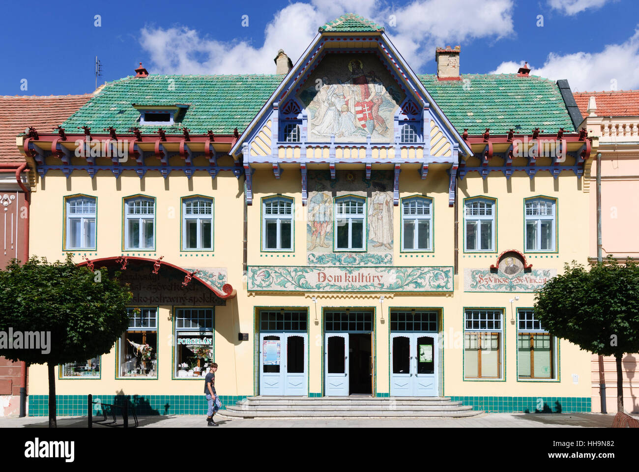 Skalica (Skalitz): former club house, , , Slovakia Stock Photo - Alamy