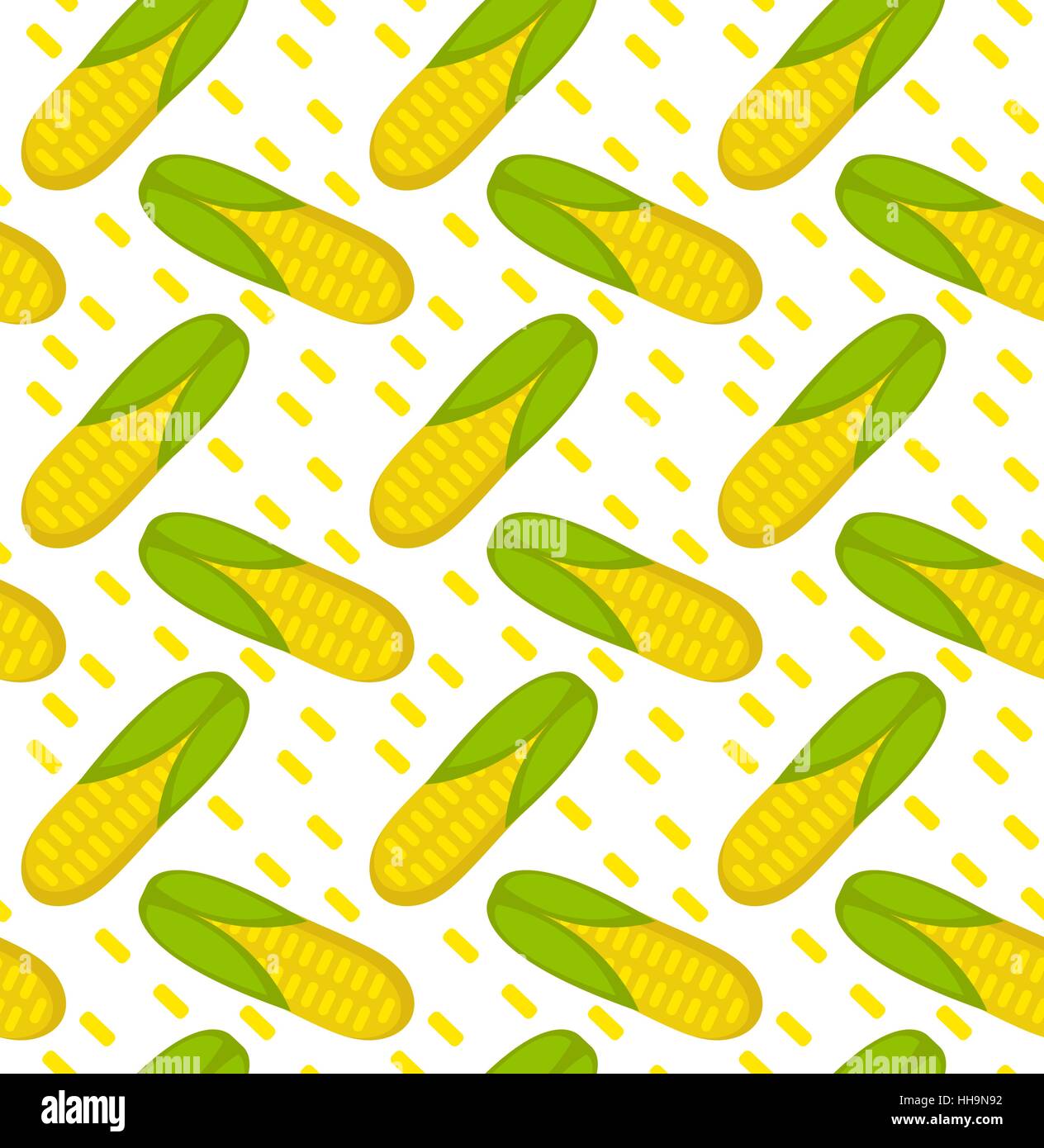 Corn seamless pattern. Maize endless background, texture. Vegetable ...