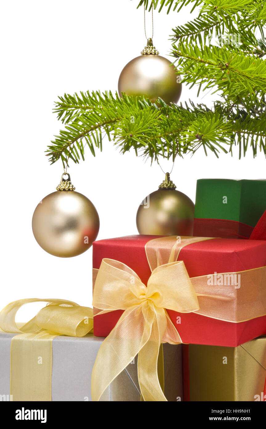 present, green, advent, christmas tree, bauble, imagining, object ...