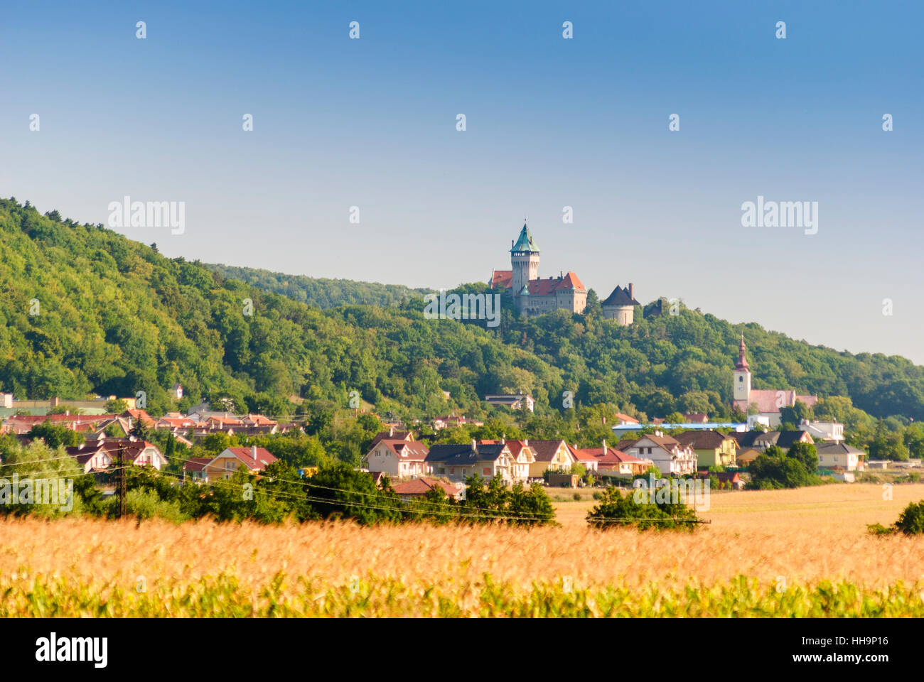 Smolenice castle and village hi-res stock photography and images - Alamy