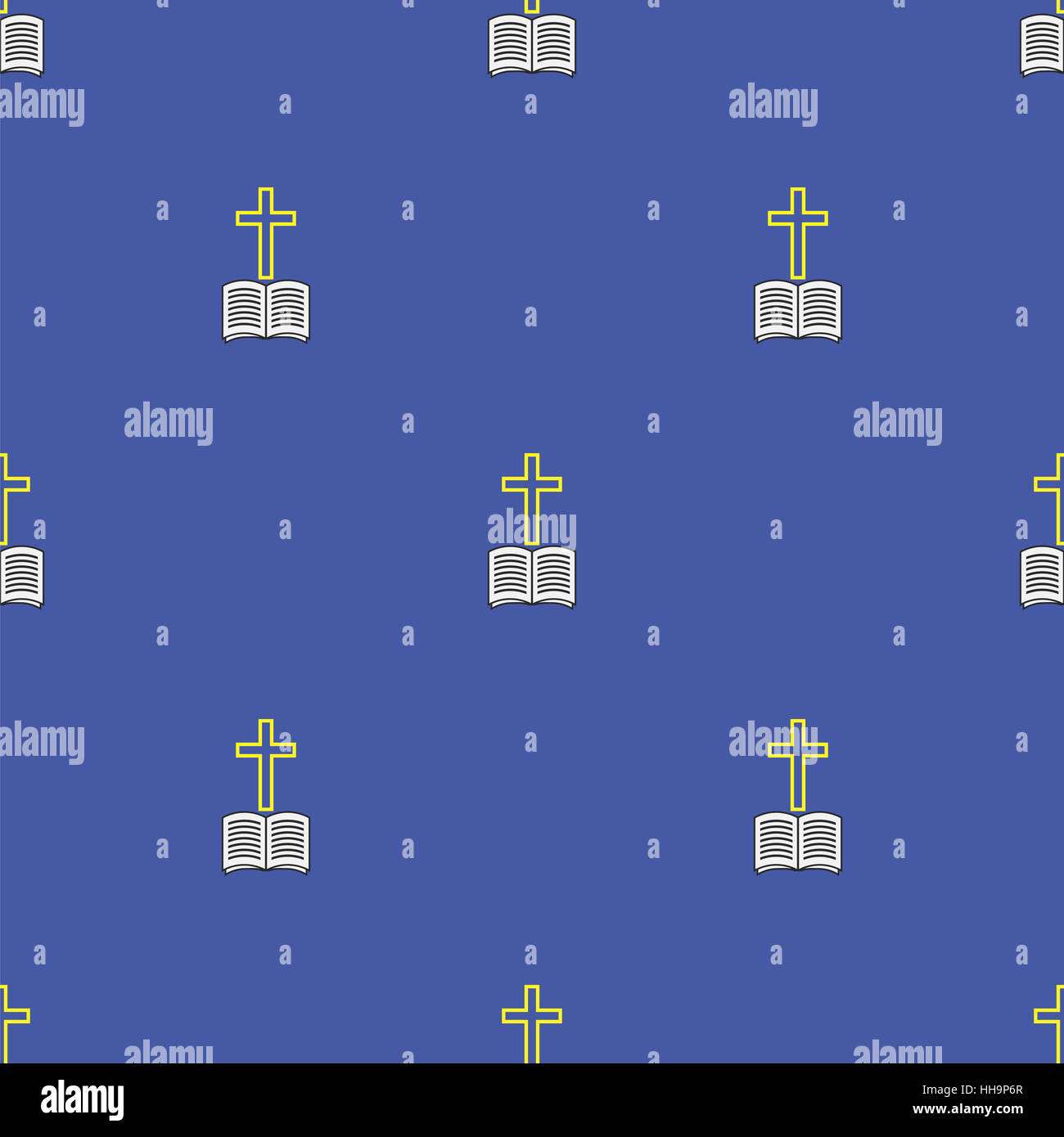 Religion icon bible seamless pattern hi-res stock photography and ...
