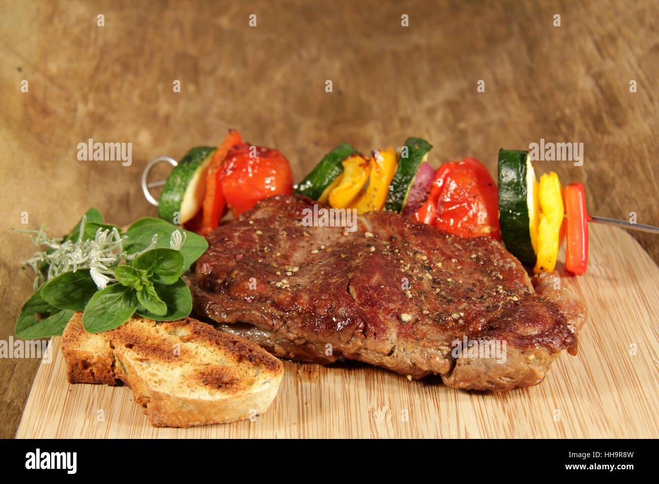 vegetable, grill, barbecue, barbeque, steak, rustical, rustic ...