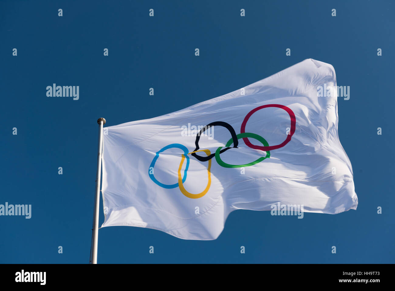 Olympic flag history hi-res stock photography and images - Alamy