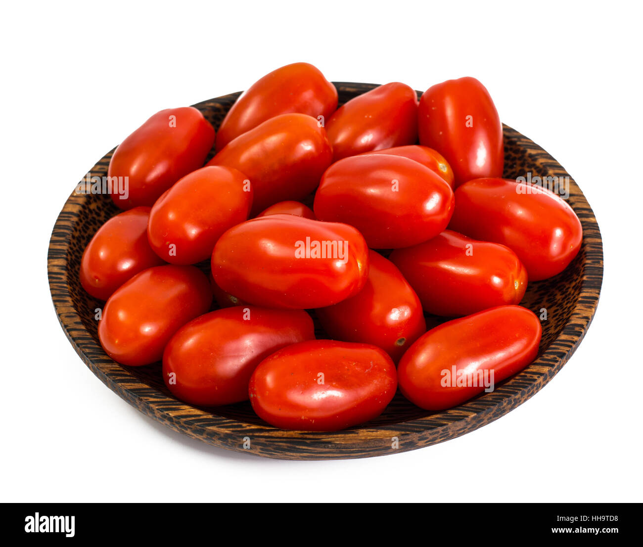 Small red oblong tomatoes Stock Photo - Alamy