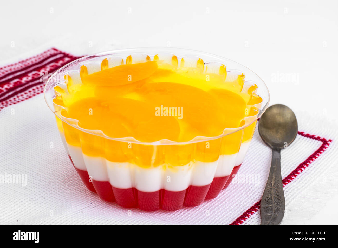 Multi-color jelly in plastic molds Stock Photo - Alamy