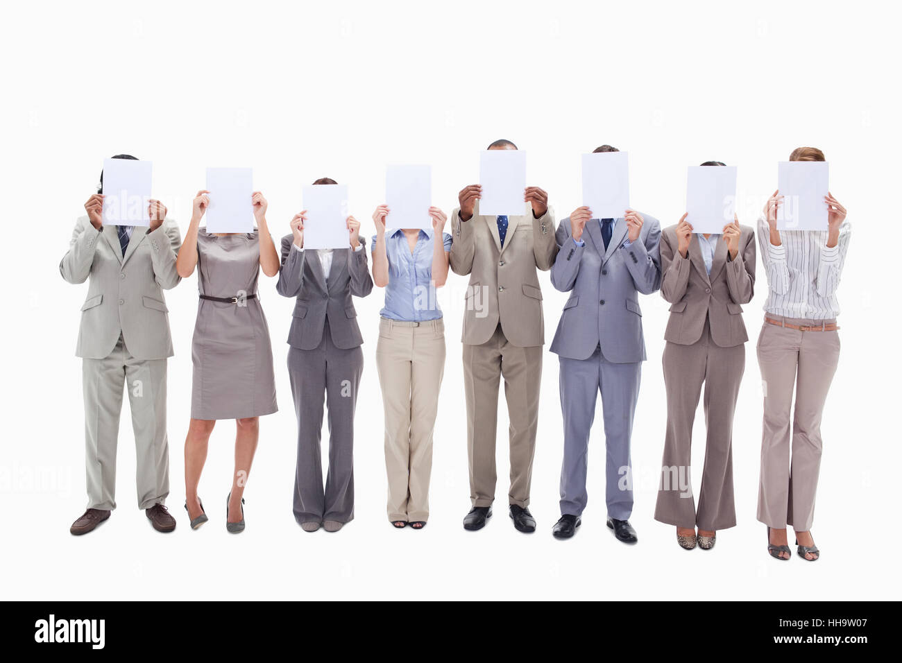 Side view man hiding face Cut Out Stock Images & Pictures - Alamy