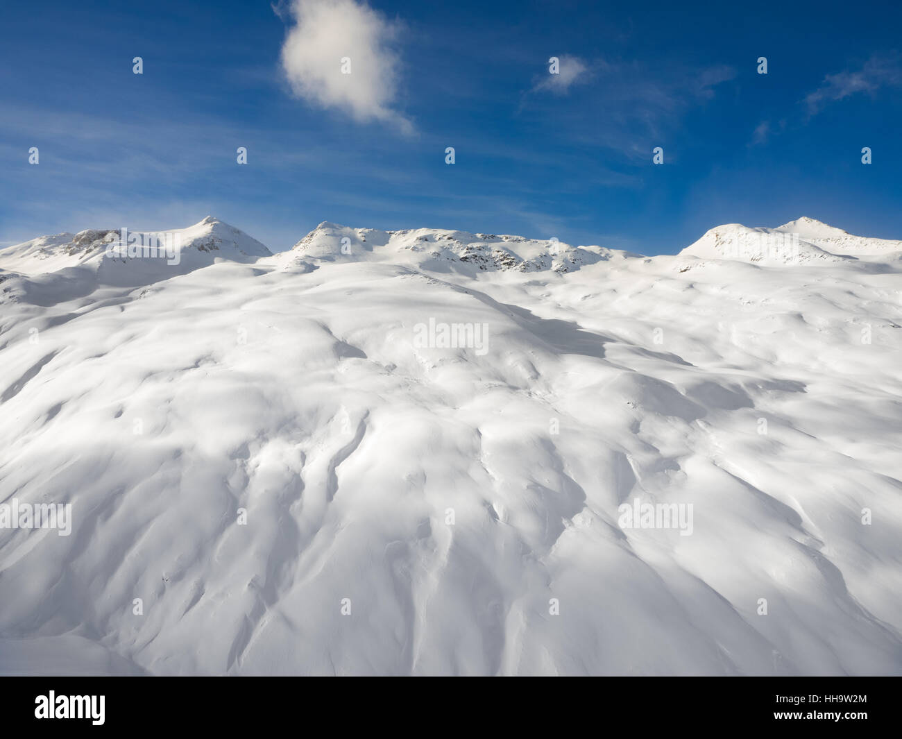 Winter mountains, snow valley in Italian Alps. Livignio Stock Photo - Alamy