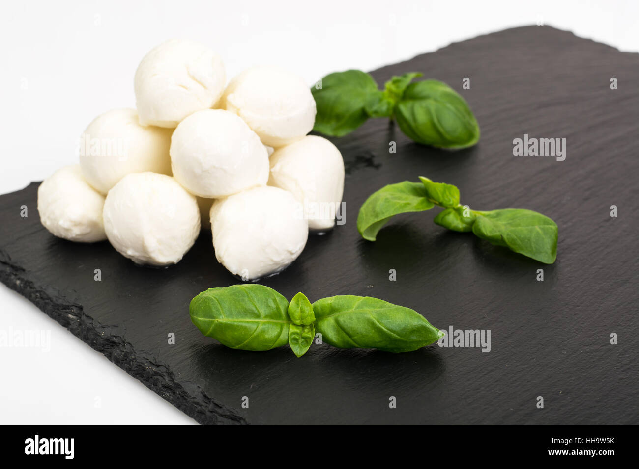 Mini mozzarella balls Stock Photo - Alamy