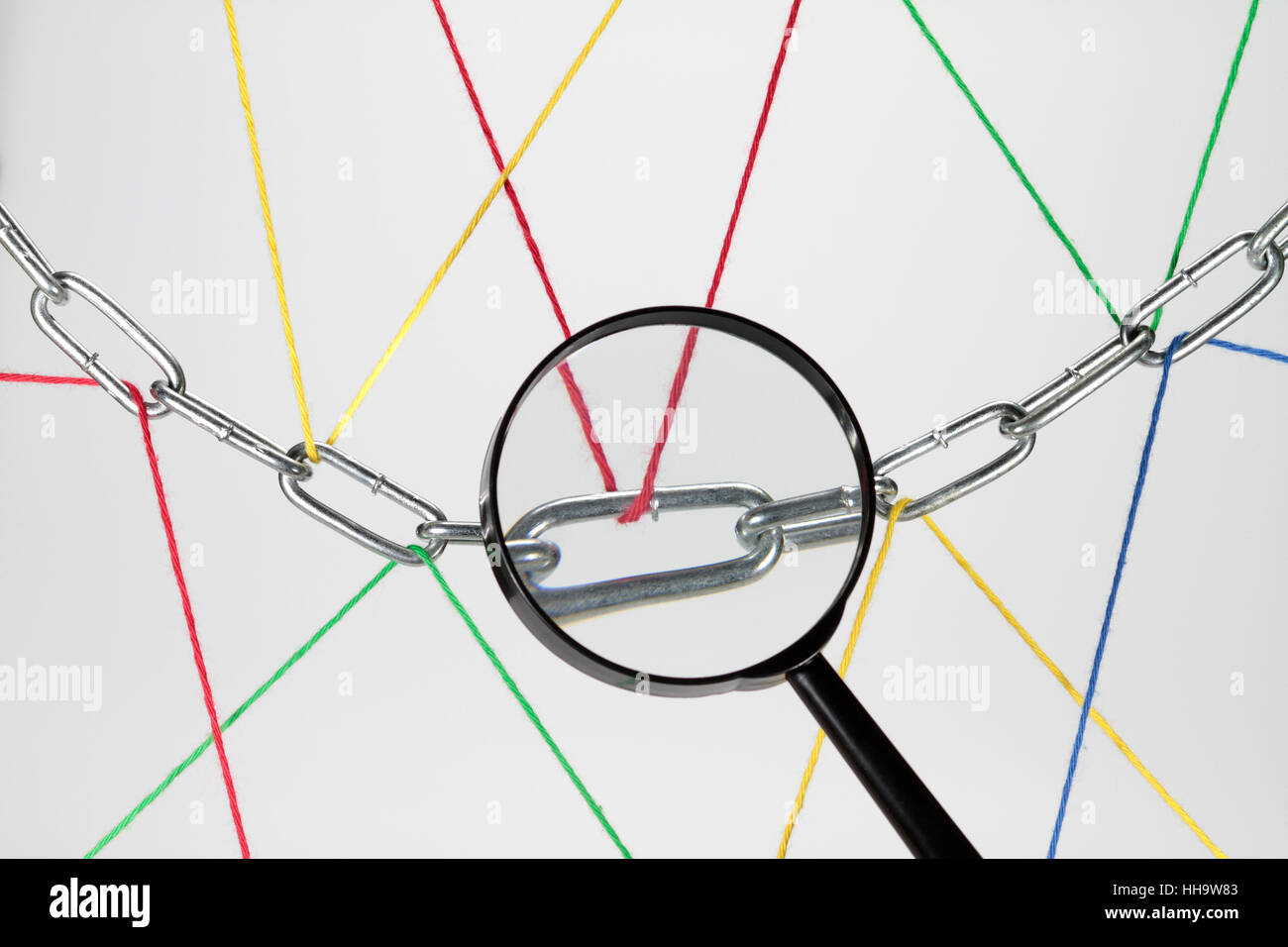 chain, wool, connection, connectivity, interface, annexation, magnifier ...