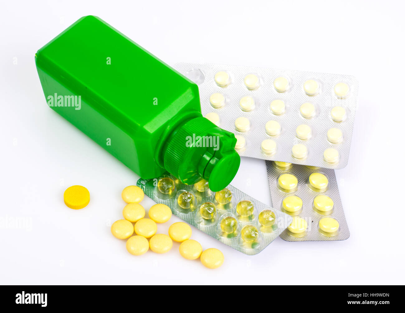 Pharmaceutical colorful pill, capsules, multivitamins, supplemen Stock ...