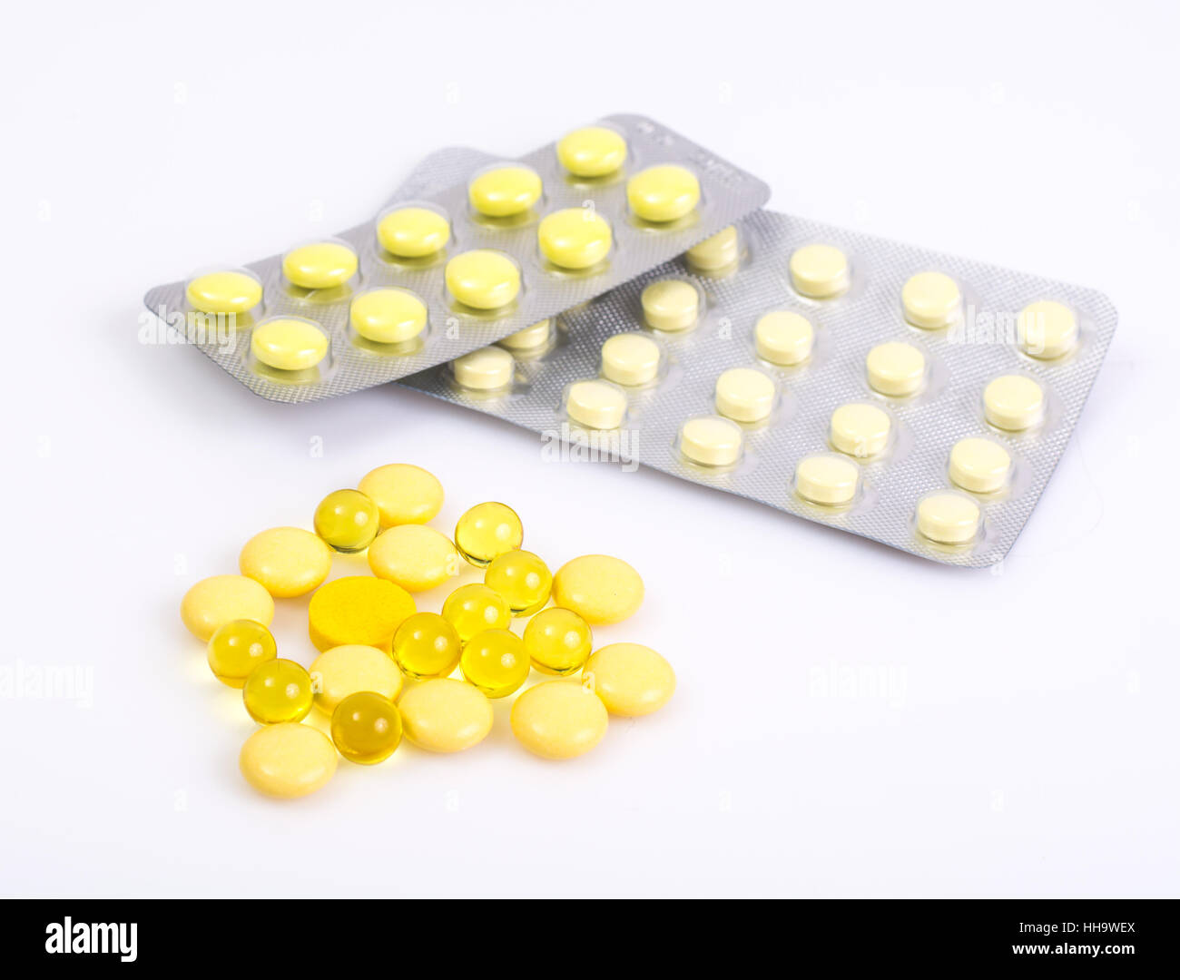 Pharmaceutical colorful pill, capsules, multivitamins, supplemen Stock ...