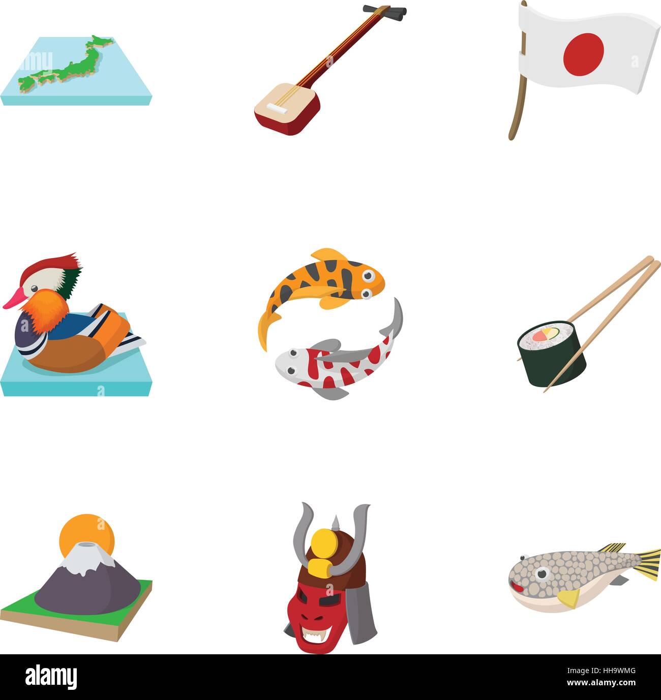 Map puffer fish Stock Vector Images - Alamy