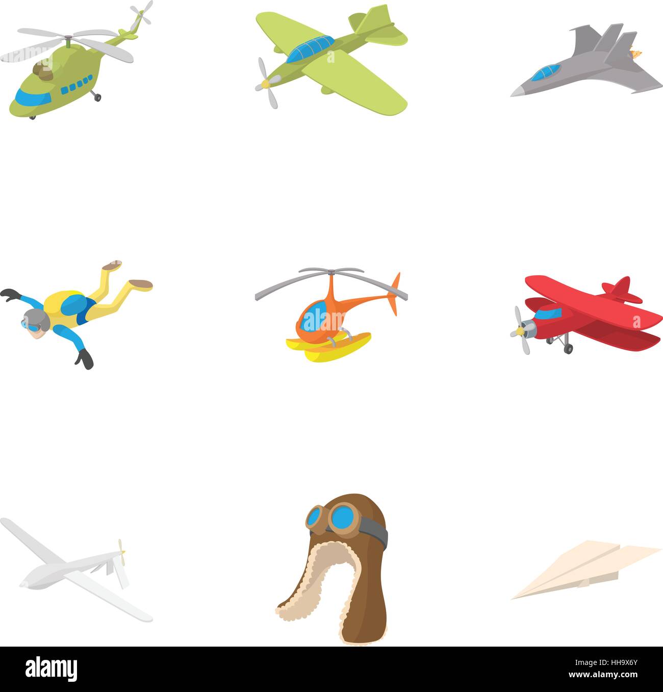 Cartoon drawing fast airplane hi-res stock photography and images - Alamy