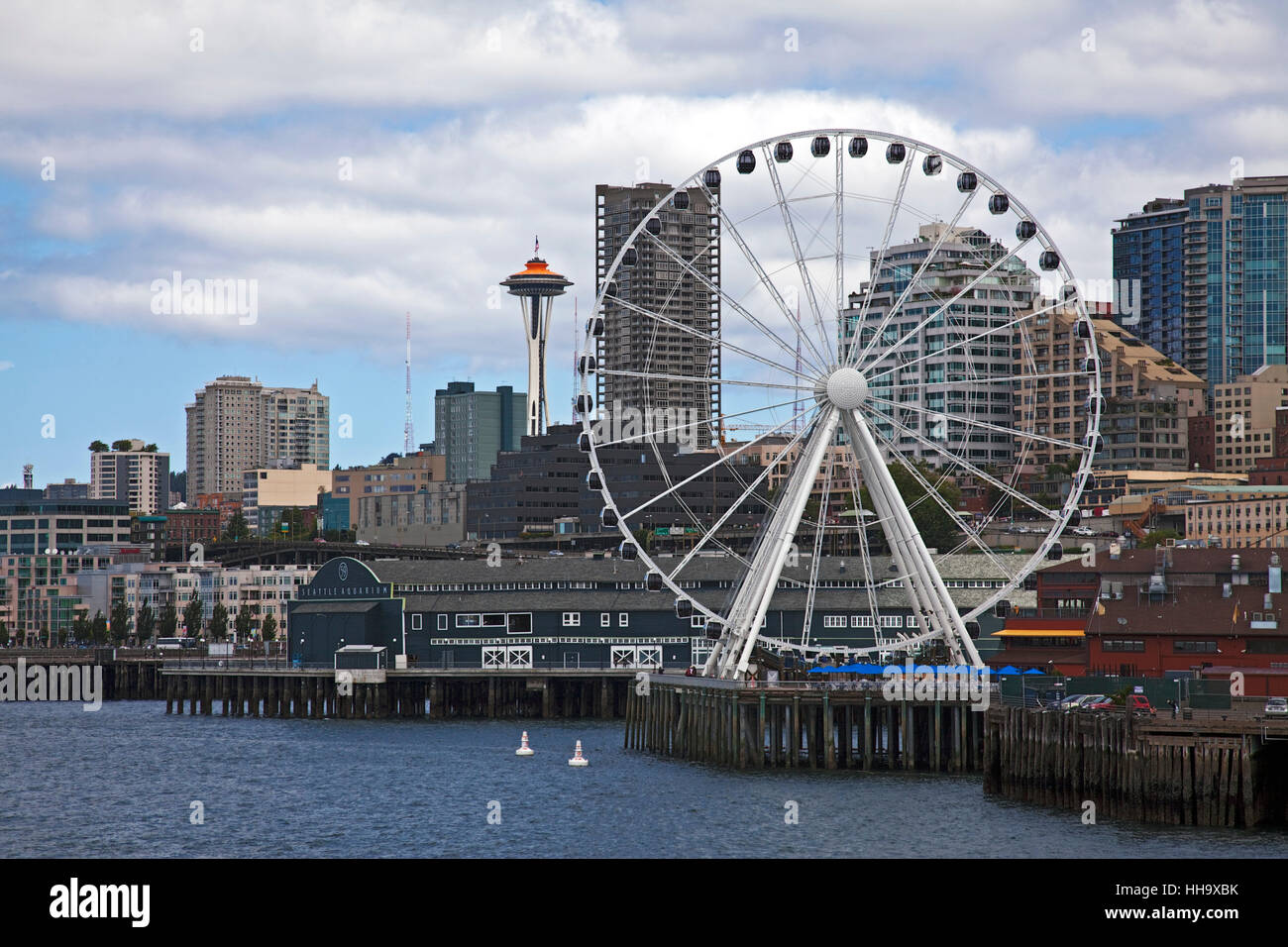 city, town, space, sightseeing, wheel, ferris wheel, giant wheel, pier ...