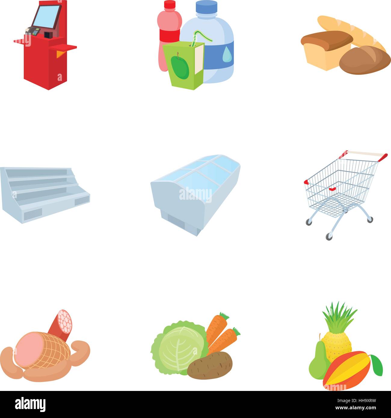 Selling potatoes Stock Vector Images - Alamy