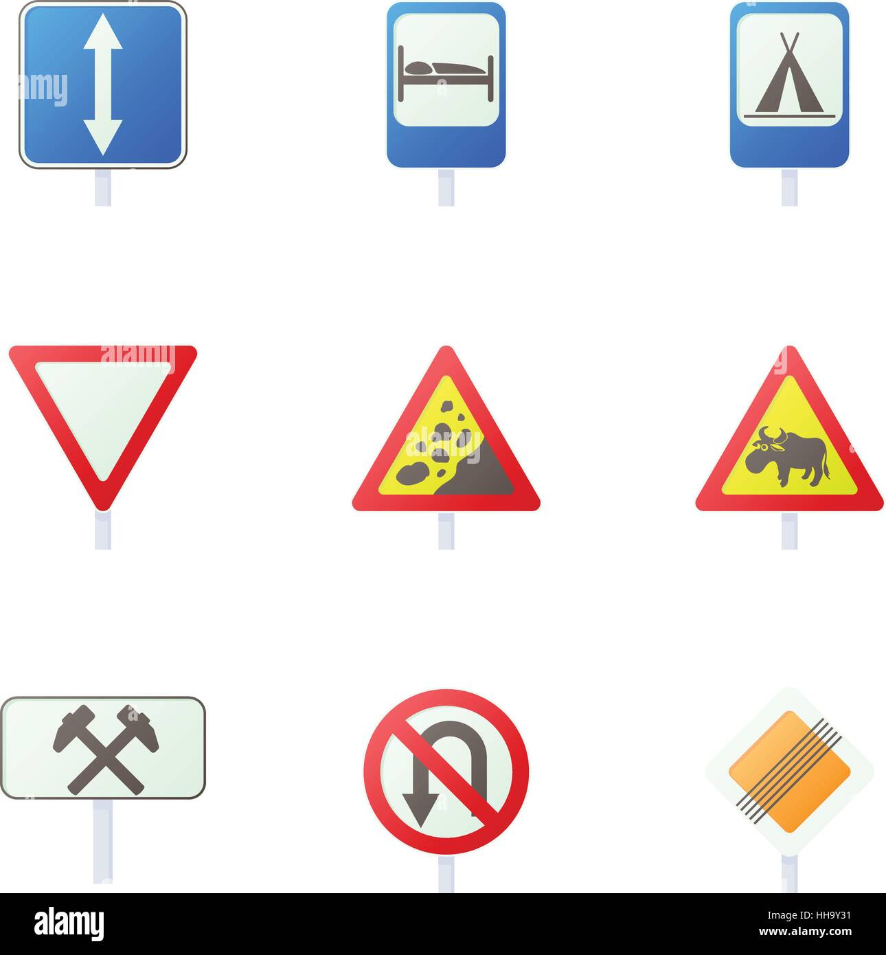 End speed restriction traffic sign hi-res stock photography and images ...