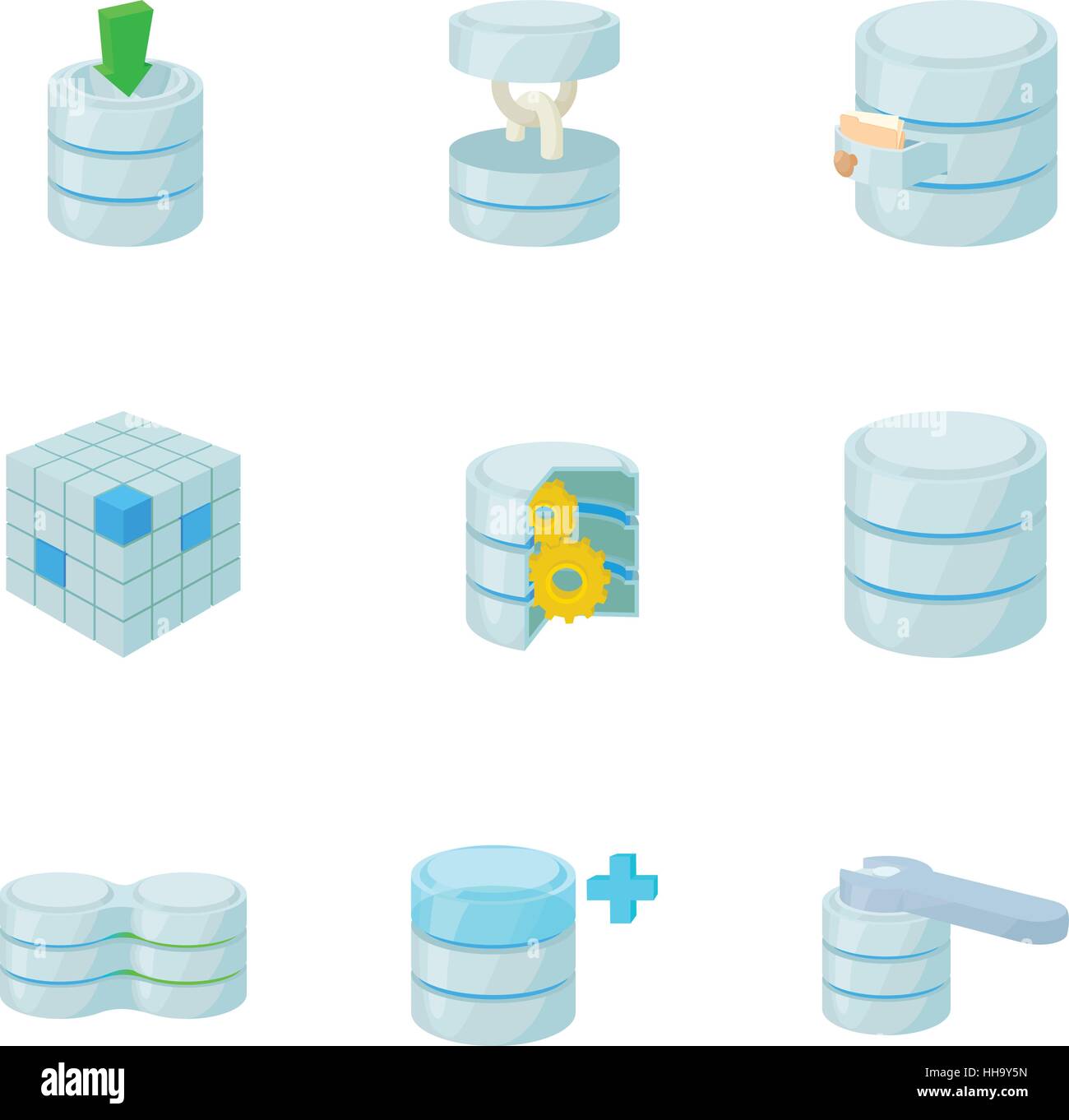 3d illustration folder icon wrench hi-res stock photography and images ...