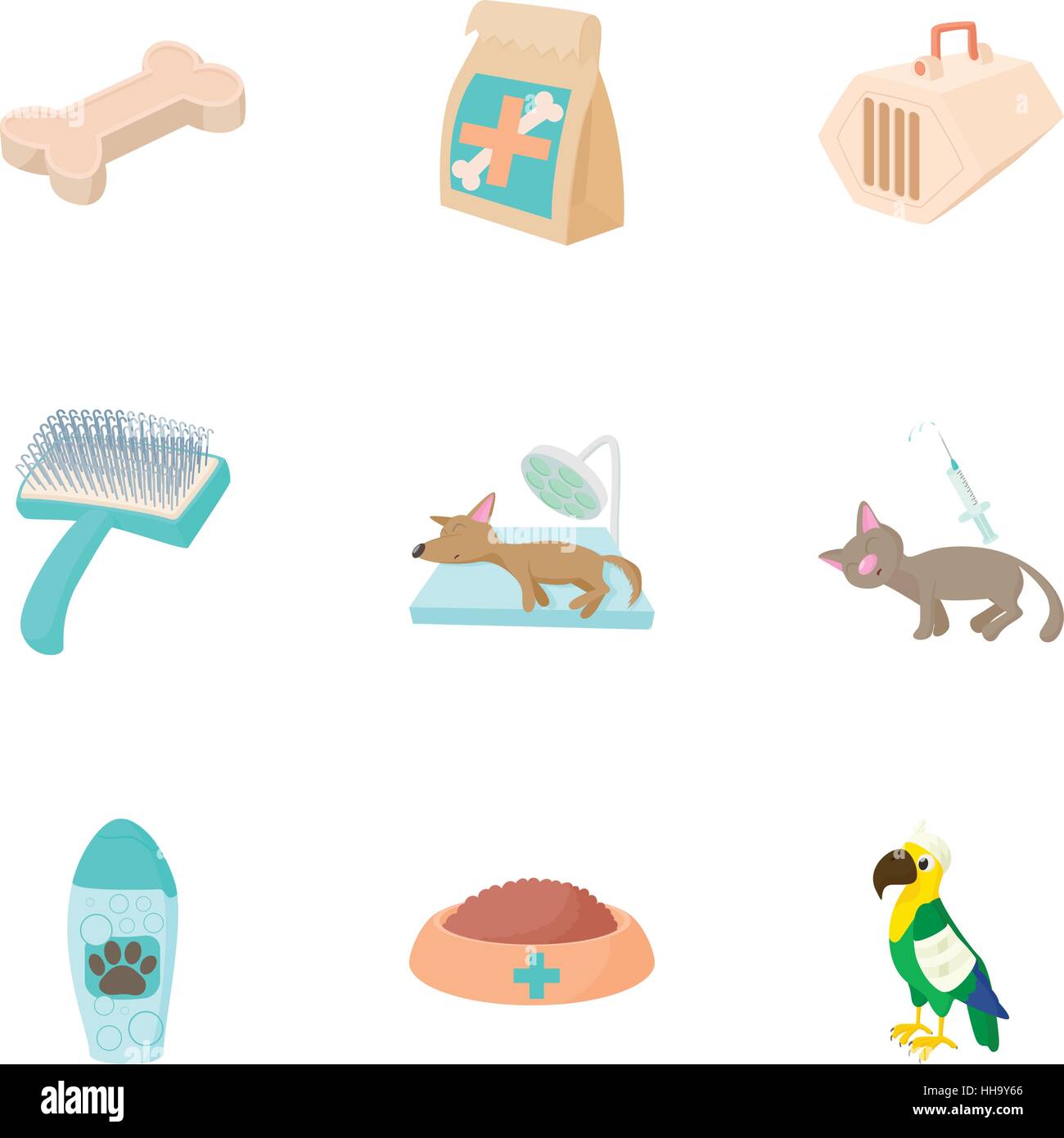 Veterinary treatment parrot Stock Vector Images - Alamy