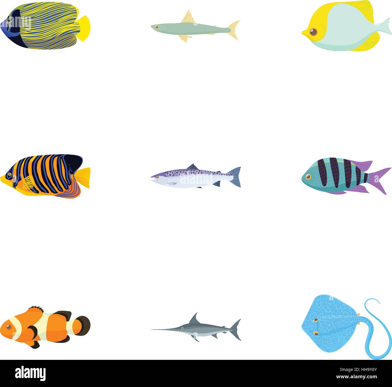 Saltwater picture Stock Vector Images - Alamy