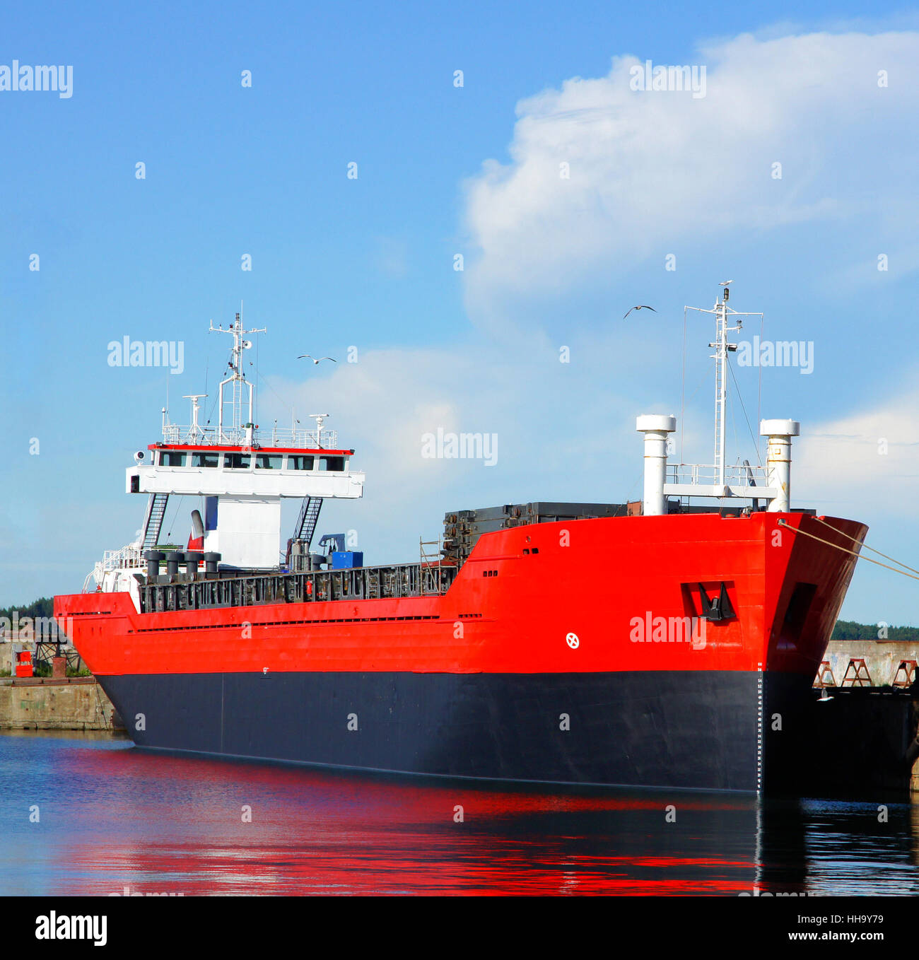 blue, seafaring, vessel, work, factory, boat, ship, salt water, sea ...