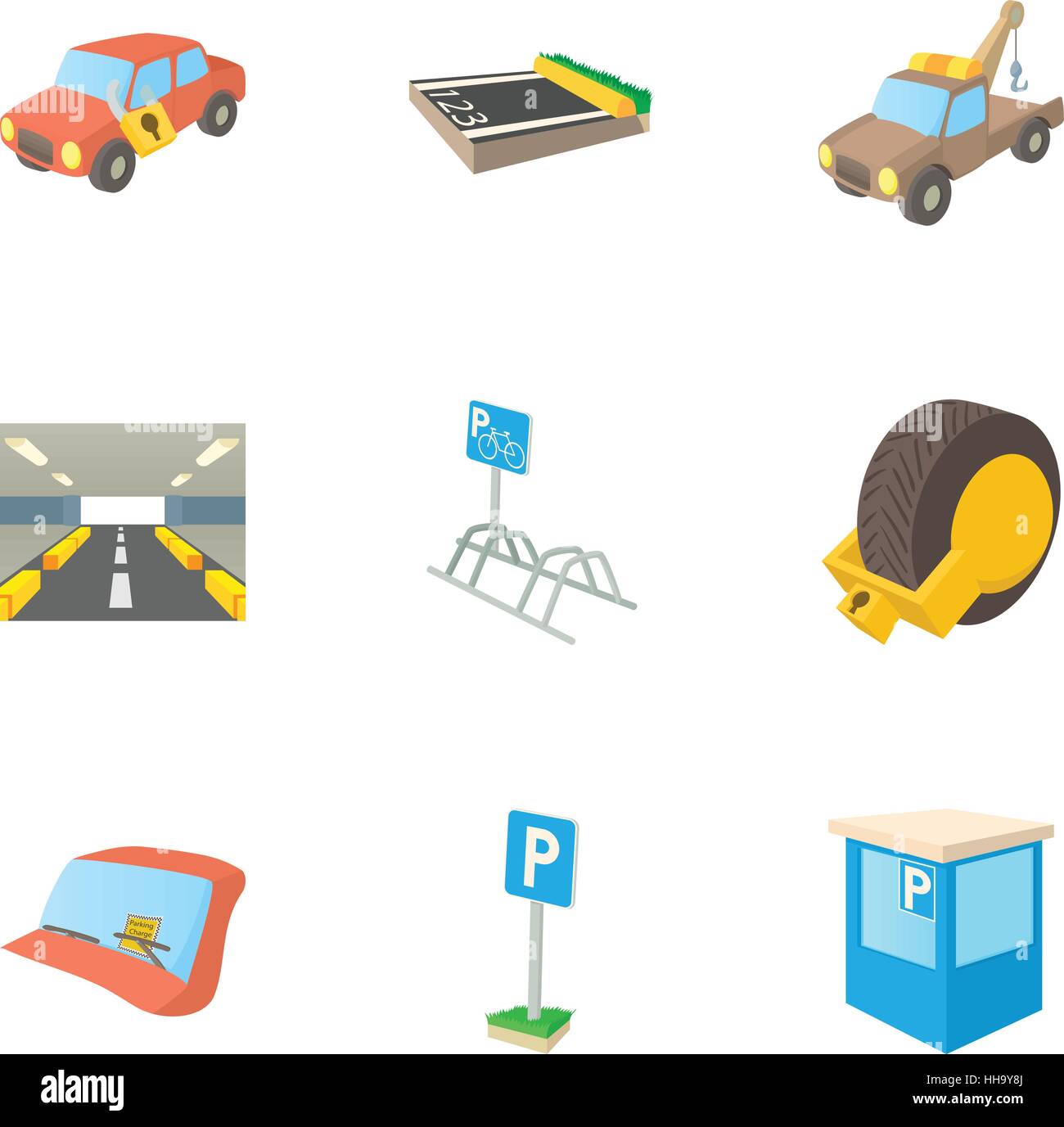 Bicycle parking machine Stock Vector Images - Alamy