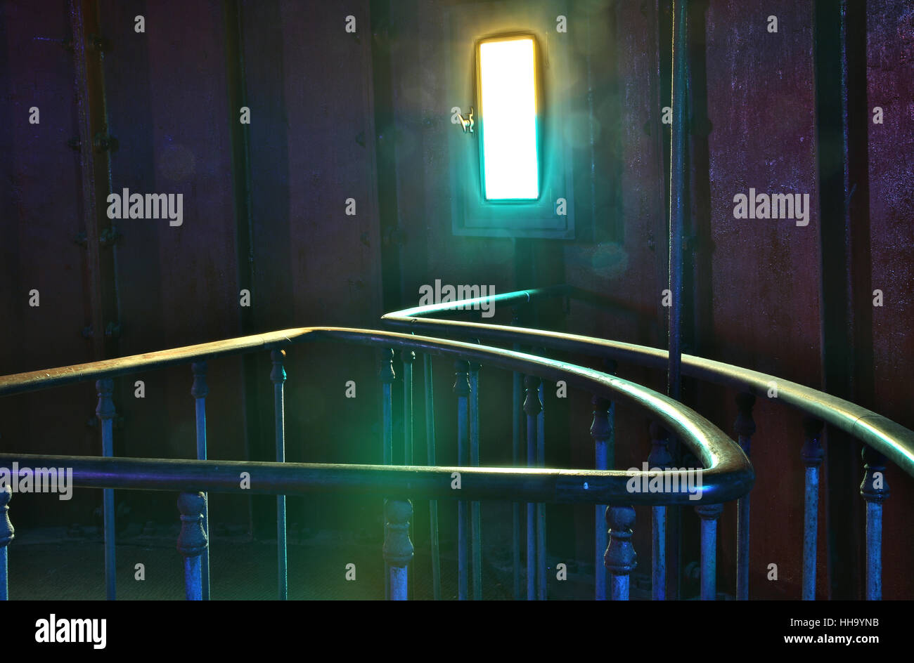 window, porthole, dormer window, pane, ladder, inner, lighthouse, of ...