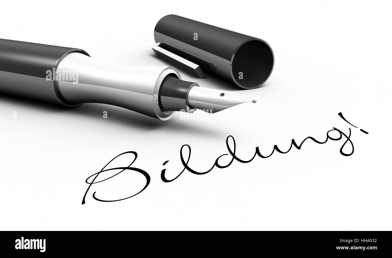 education! - pen concept Stock Photo - Alamy