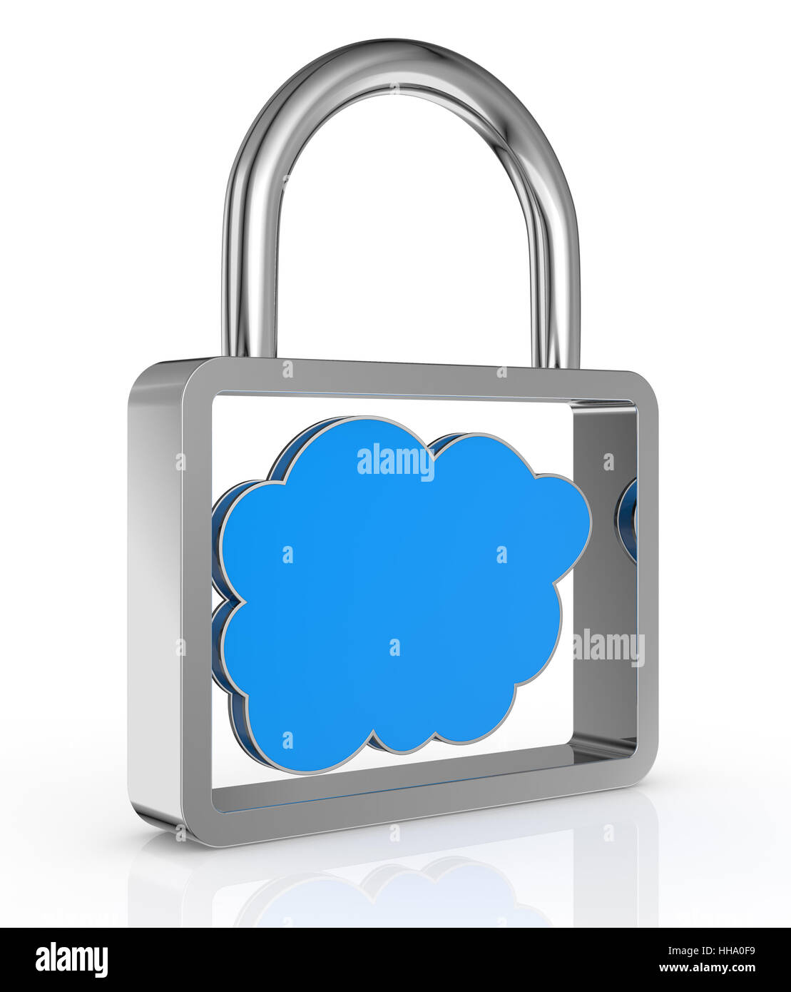lock, blue, office, isolated, social, model, design, project, concept ...