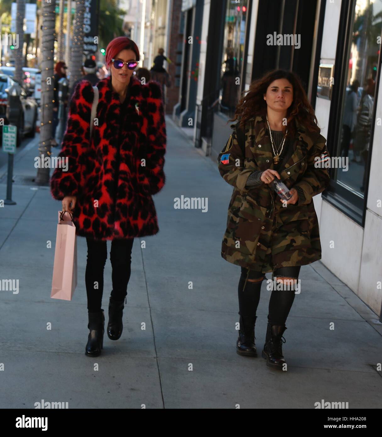 Ruby Rose shops at Gucci Featuring: Ruby Rose Where: Beverly Hills ...