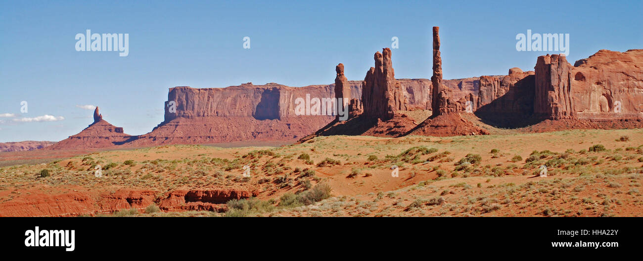 monument valley panorama Stock Photo - Alamy