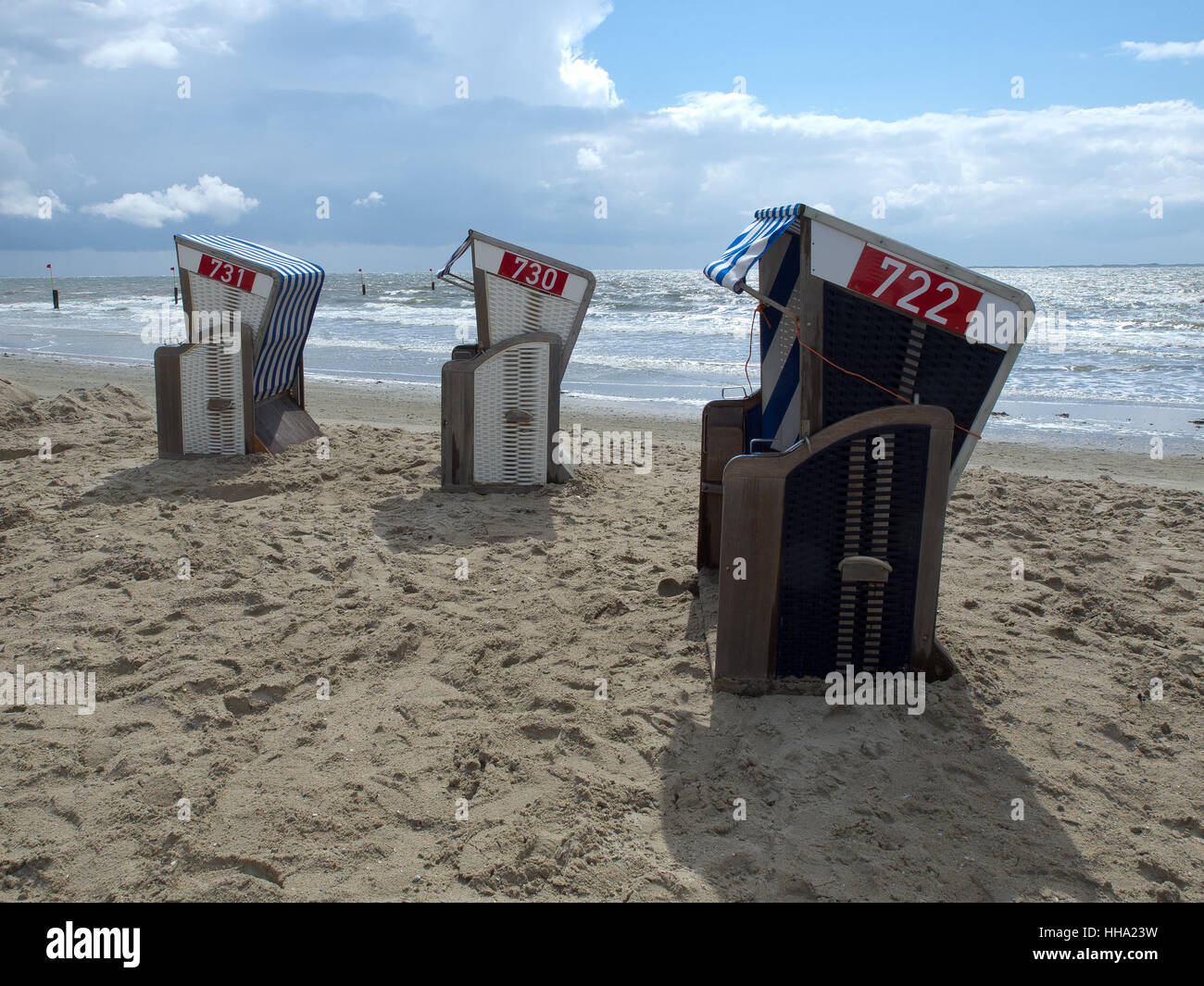 on the beach of norderney Stock Photo - Alamy