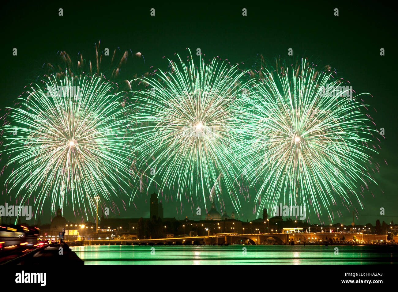 night, nighttime, venice, party, celebration, event, festival, firework ...