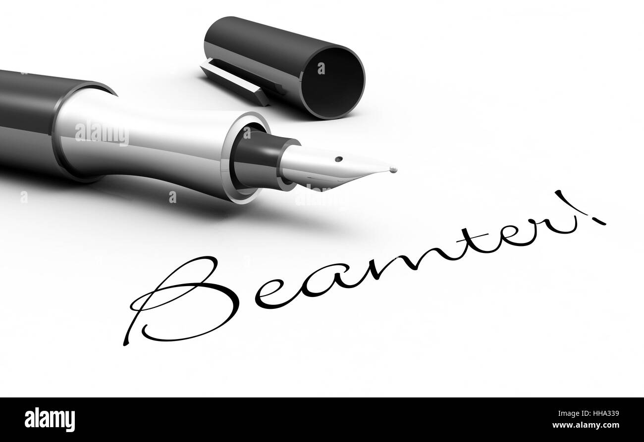 official! - pen concept Stock Photo - Alamy