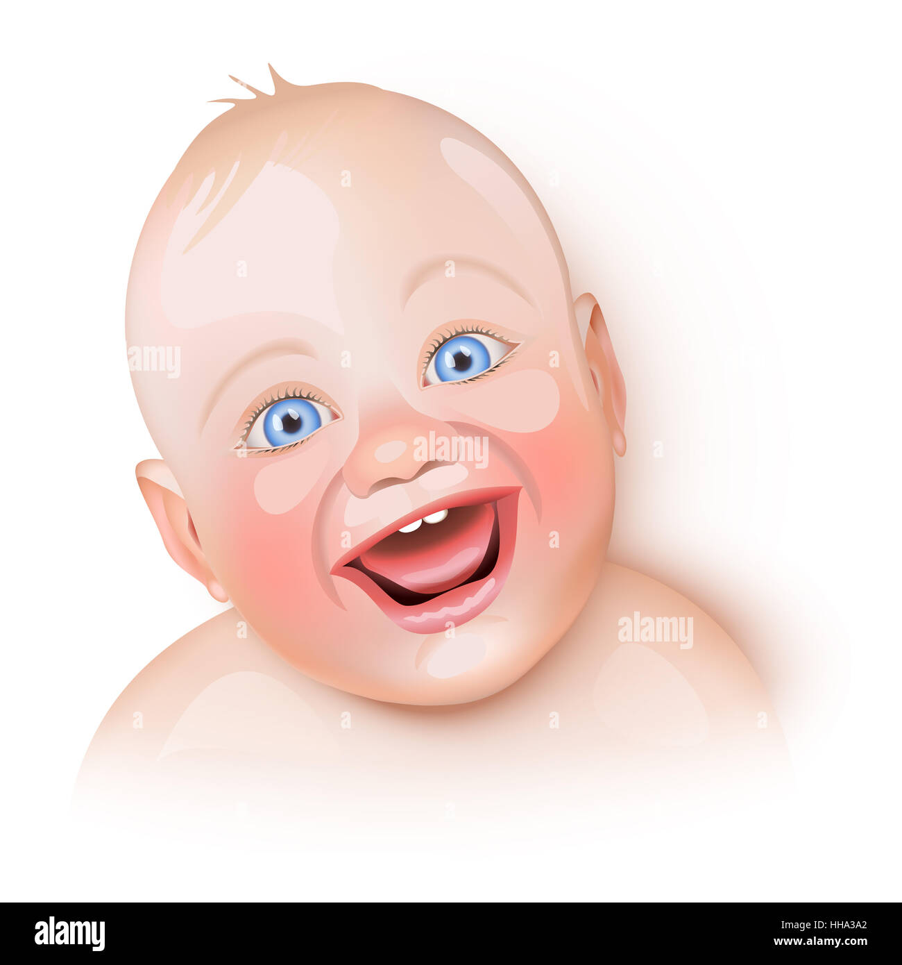 Illustration baby being born hi-res stock photography and images - Alamy