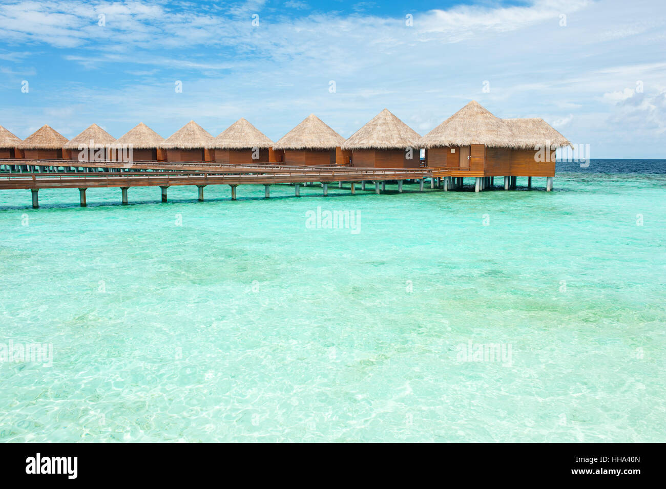 maldives, villa, water, blue, house, building, travel, relaxation ...