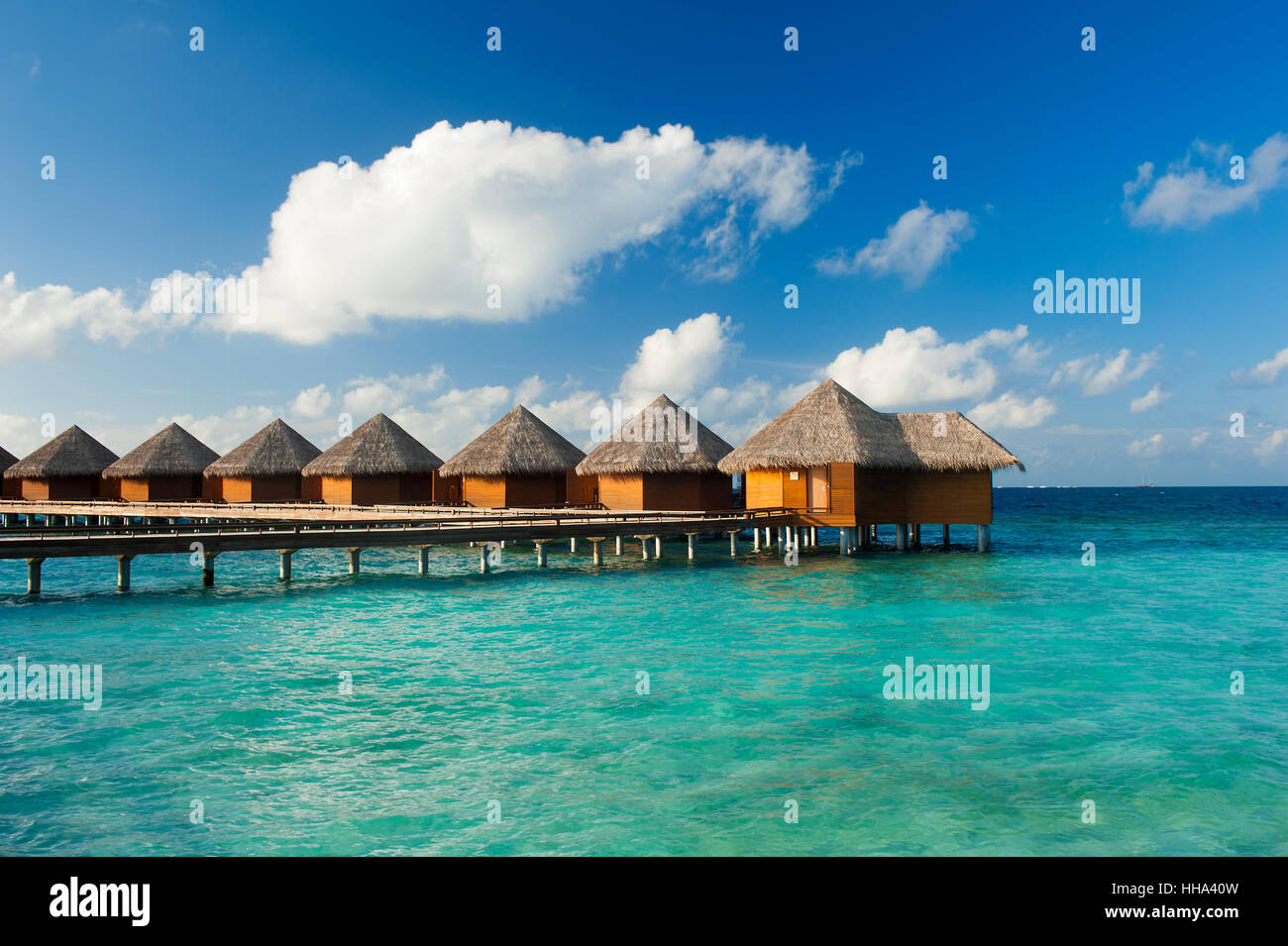 maldives, villa, water, blue, house, building, travel, relaxation ...