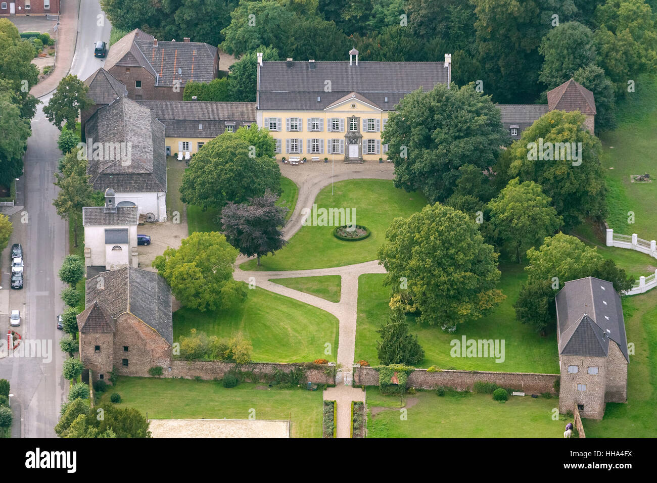 Rheinberg Ossenberg Schloßallee House Ossenberg, Rheinberg, Lower Rhine ...