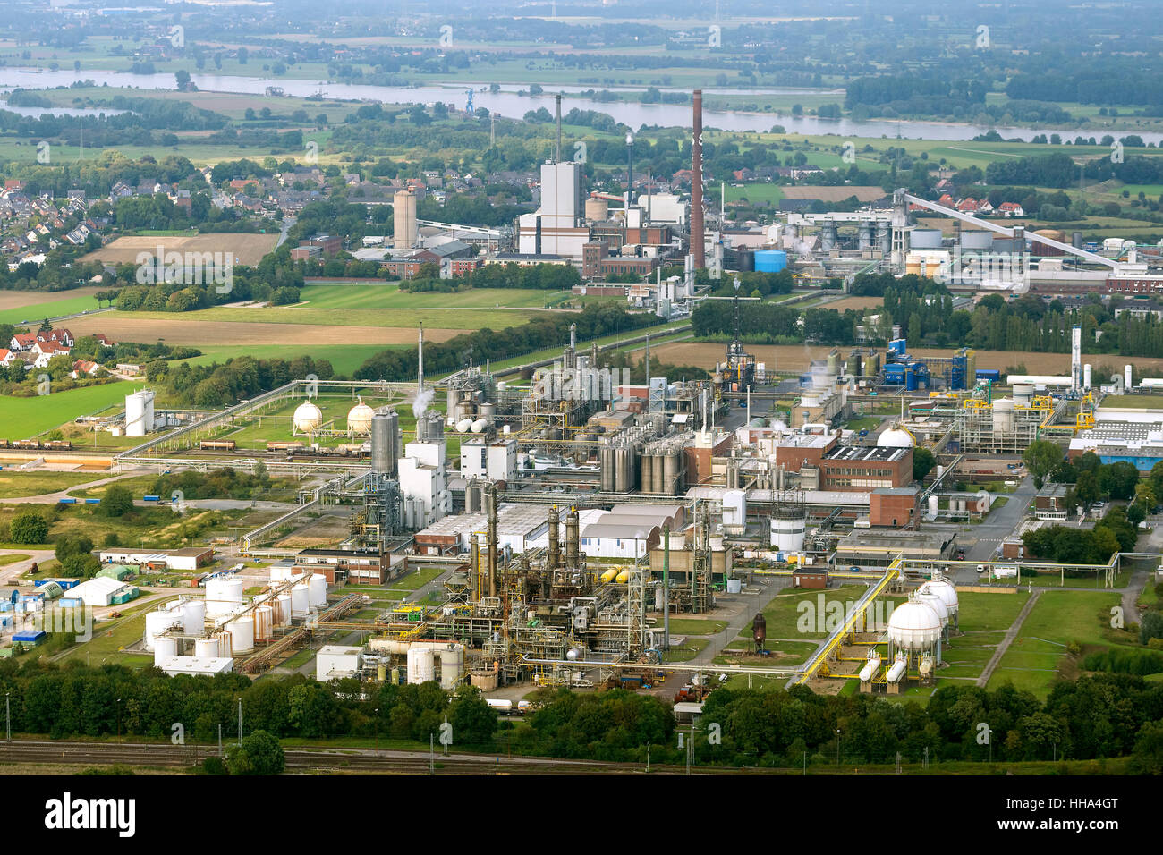 Solvaywerke, salt mine, salt mine, Rheinberg, Lower Rhine, North Rhine ...